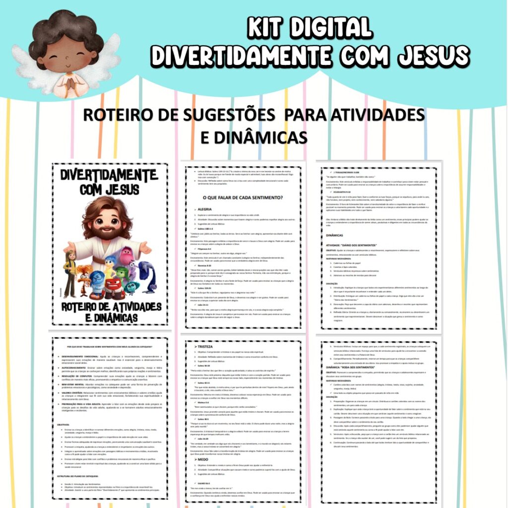 KIT DIGITAL – DIVERTIDAMENTE COM JESUS – Aleluia Kids – Catequese que ...