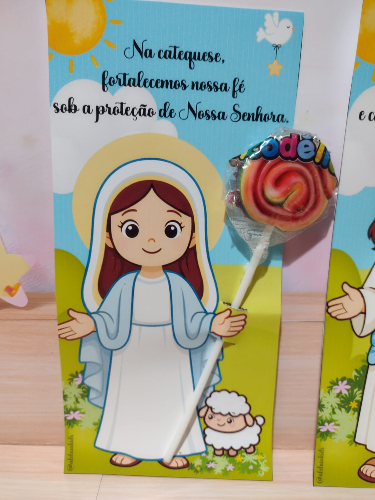 LEMBRANCINHA – CARTÃO PIRULITO – Aleluia Kids – Catequese que Encanta e ...